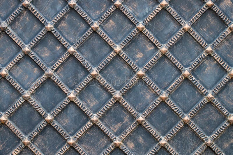 Beautiful Decorative Metal Elements Forged Wrought Iron Gates Stock ...