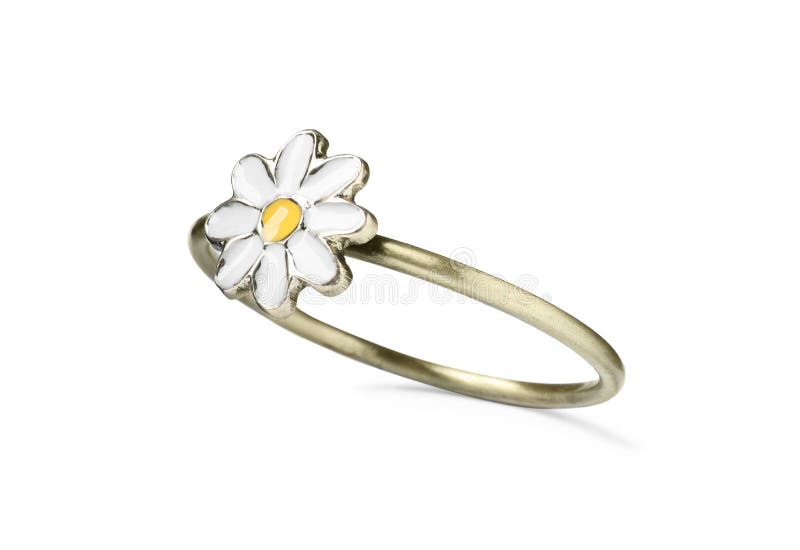 Beautiful Decorative Ring with Flower for Table Setting Isolated on ...