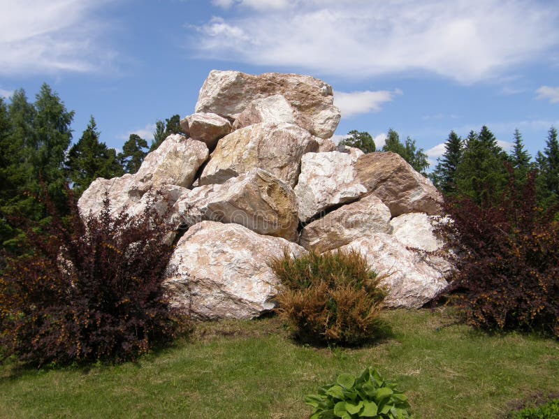 Beautiful Decorative Slide. Stock Photo - Image of rock, rocks: 74636912