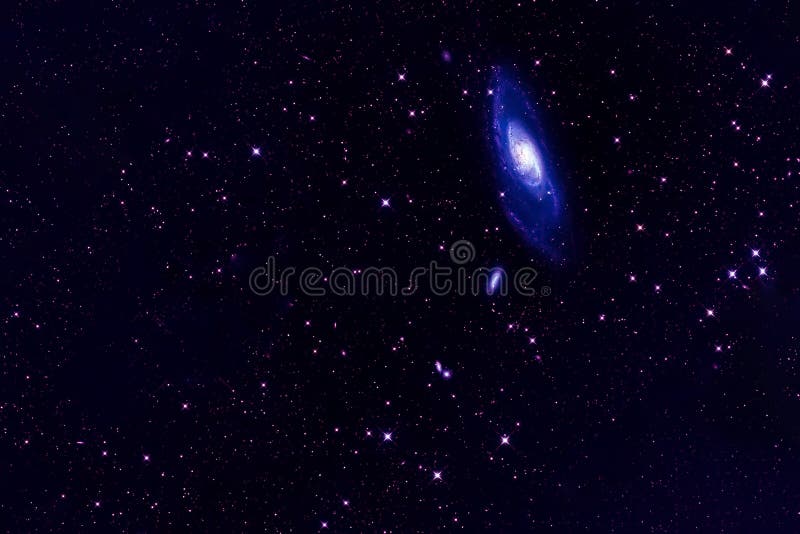 Beautiful Deep Space, with a Bright Nebula. Elements of this Image Were ...