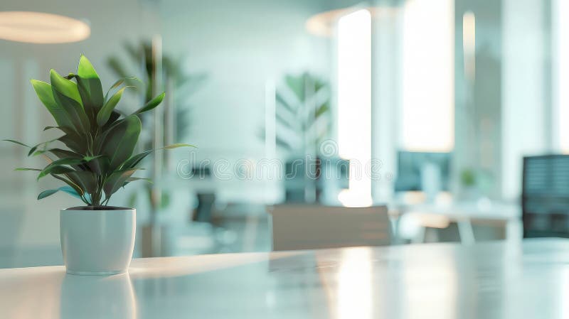Beautiful Defocused Office Background - Office Interior Panoramic ...