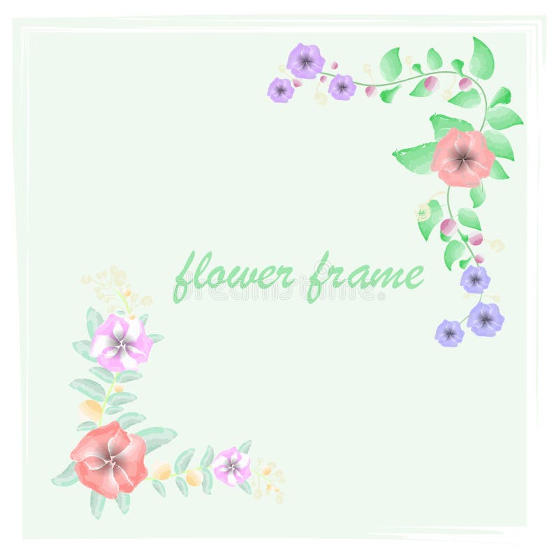 Delicate Floral Wreath on a Light Background with the Words Welcome ...
