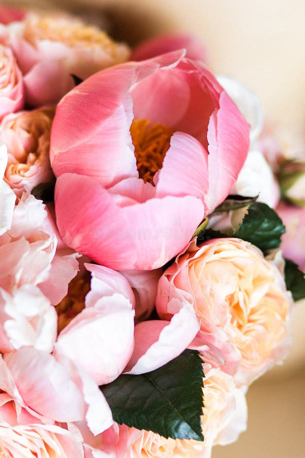 Beautiful and Delicate Flowers at the Wedding Ceremony Stock Image ...