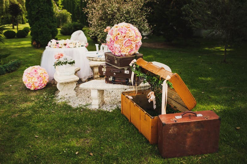 Beautiful and Delicate Flowers at the Wedding Ceremony Stock Image ...