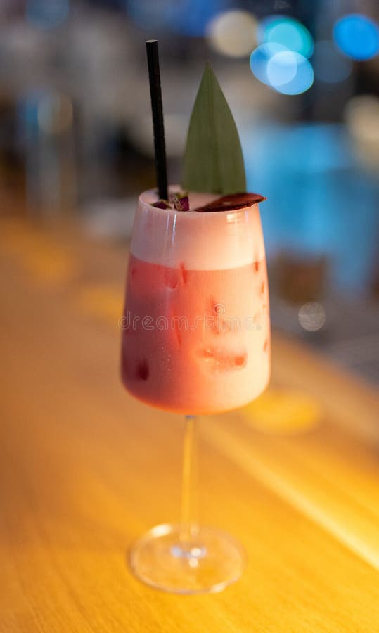 Beautiful and Delicious Alcoholic Cocktails Prepared at the Bar by the ...