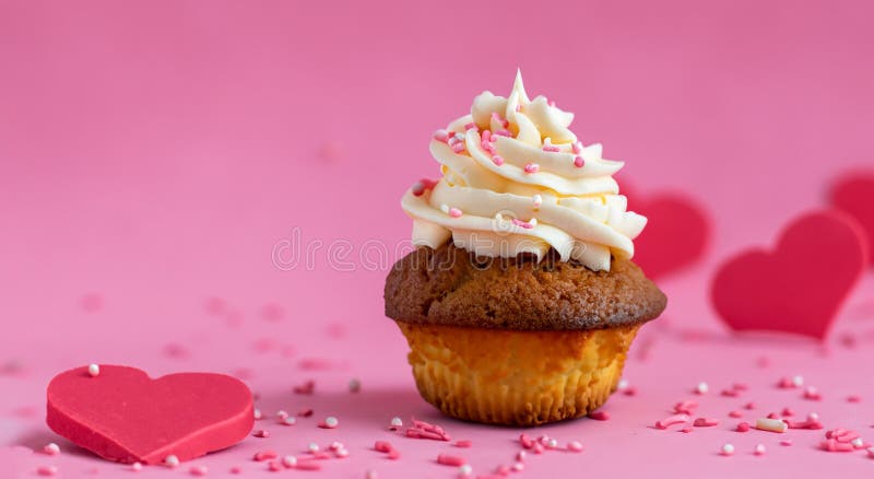 Beautiful and Delicious Pancake on Pink Background Stock Illustration ...