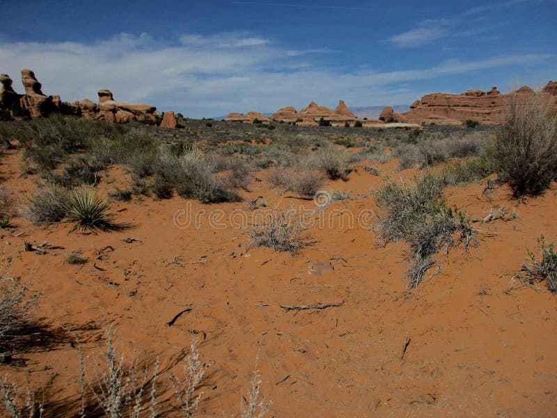 Beautiful Desert , Moab stock image. Image of arch, sandstone - 165970521
