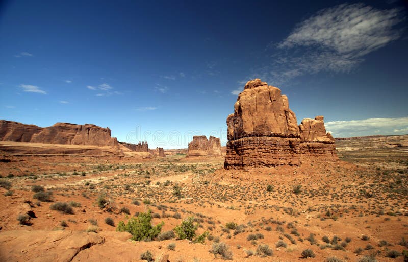 Beautiful Desert and Rock Formations Stock Image - Image of beautiful ...