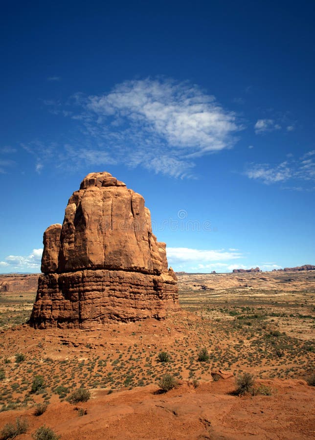 Beautiful Desert Landscape stock photo. Image of blue - 12929212