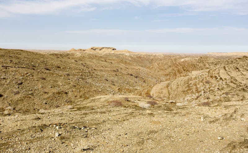 A Beautiful Desertic Landscape in Namibia Stock Photo - Image of parch ...