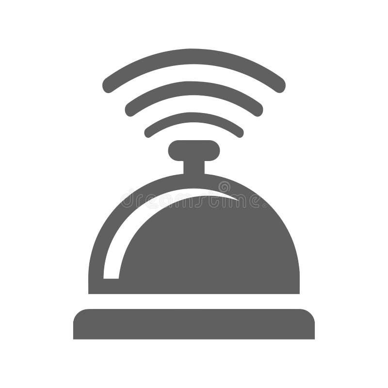 Table Bell Gray Icon, Call, Reminder Stock Vector - Illustration of ...