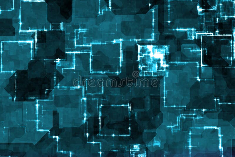 Beautiful Design Light Blue Hi-tech Electronic Light Digital Graphic ...