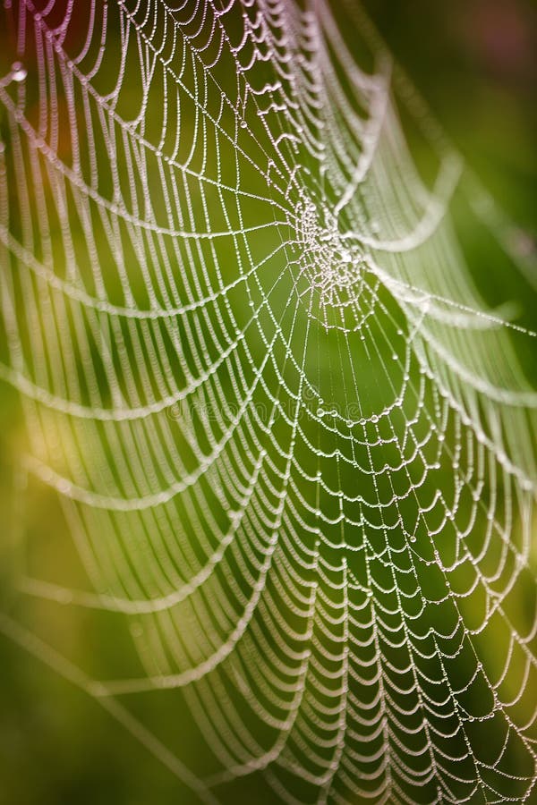 Spider in cobweb stock photo. Image of droplet, diminishing - 19194566