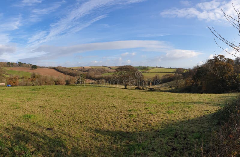 Beautiful Devon Countryside in the UK Stock Photo - Image of landscape ...