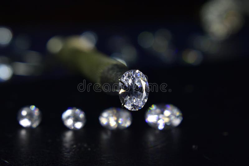 High Value Diamond Clear, Clean, Rare and Expensive. Stock Image ...