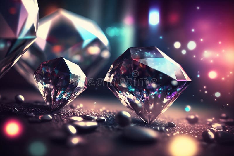 Beautiful Diamonds, Wealth, Value, Generative AI Stock Illustration ... Beautiful Diamonds, Wealth, Value, Generative AI Stock Illustration ...
