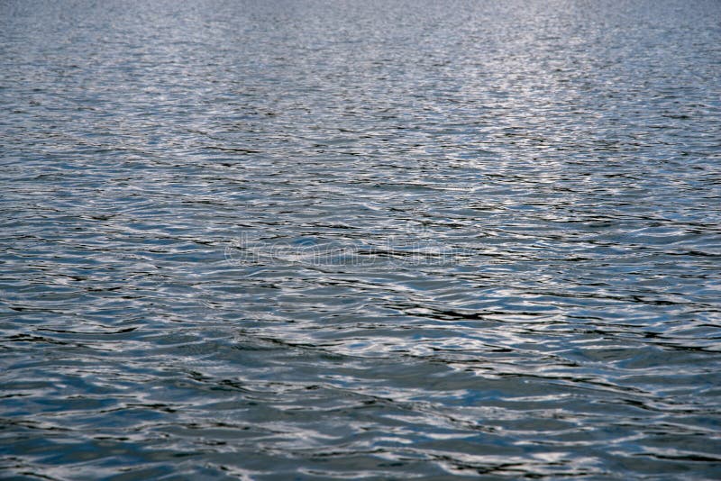 Beautiful Diffused Shimmer on a Tranquil Water Surface with Copy Space ...