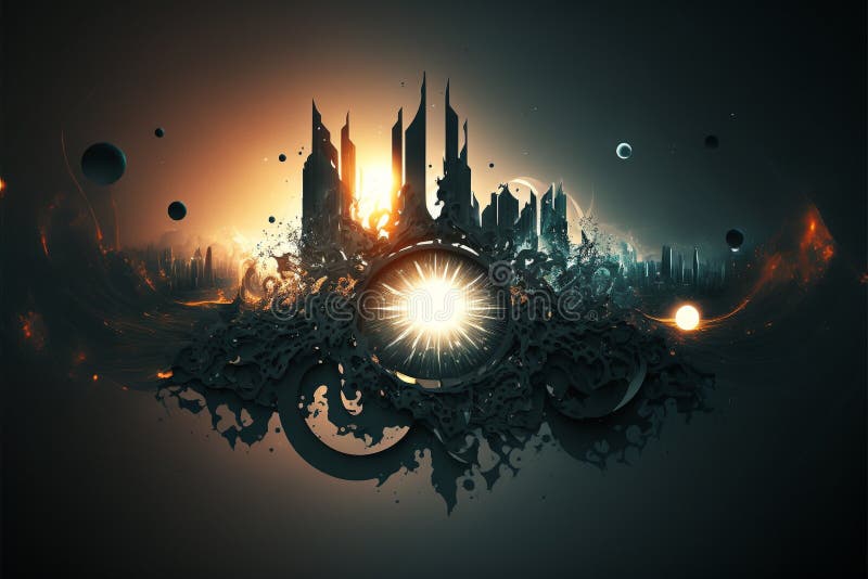 A Beautiful Digital Abstract Mesmerizing Wallpaper Background Design ...