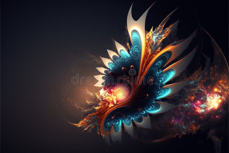 A Beautiful Digital Abstract Mesmerizing Wallpaper Background Design ...