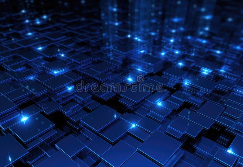 Beautiful Digital Background Stock Illustration - Illustration of ...