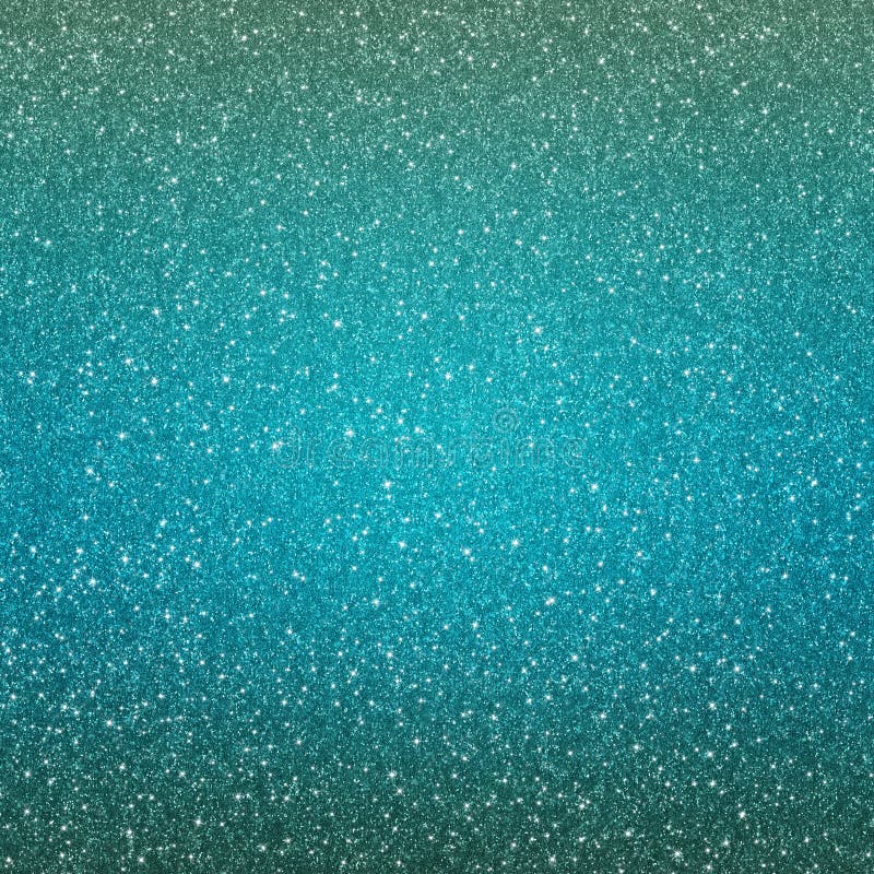Teal Ombre Glitter Background