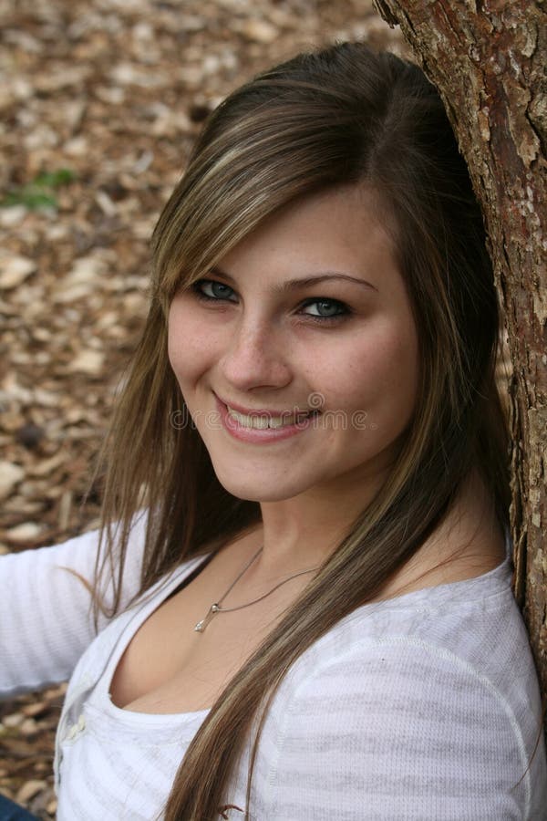 Beautiful with Dimples stock image. Image of blue, female - 11220567