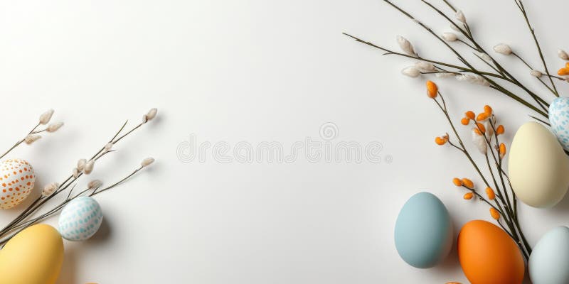 A Beautiful and Serene Easter Arrangement Showcasing an Array of ...