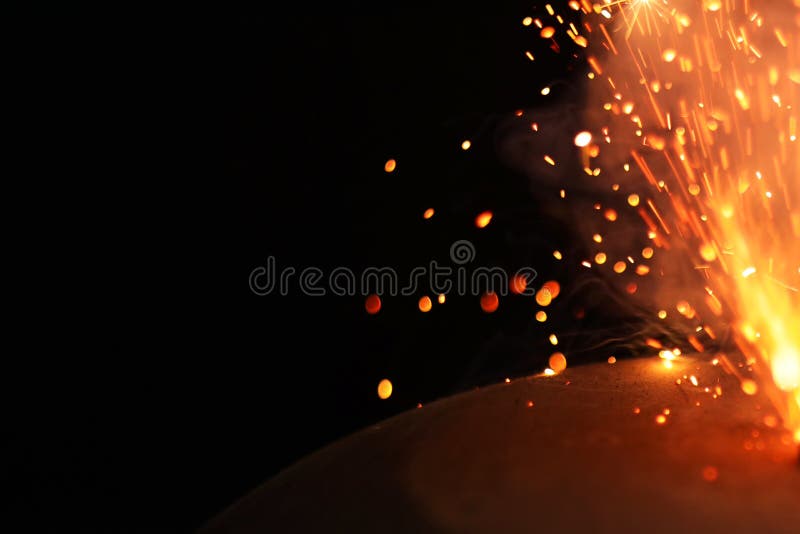 Beautiful Diwali Glowing Firecracker, Fire of Cracker Explosion on ...