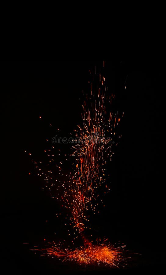 Beautiful Diwali Glowing Firecracker, Fire of Cracker Explosion on ...