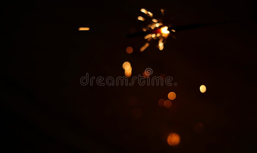 Beautiful Diwali Glowing Firecracker, Fire of Cracker Explosion on ...