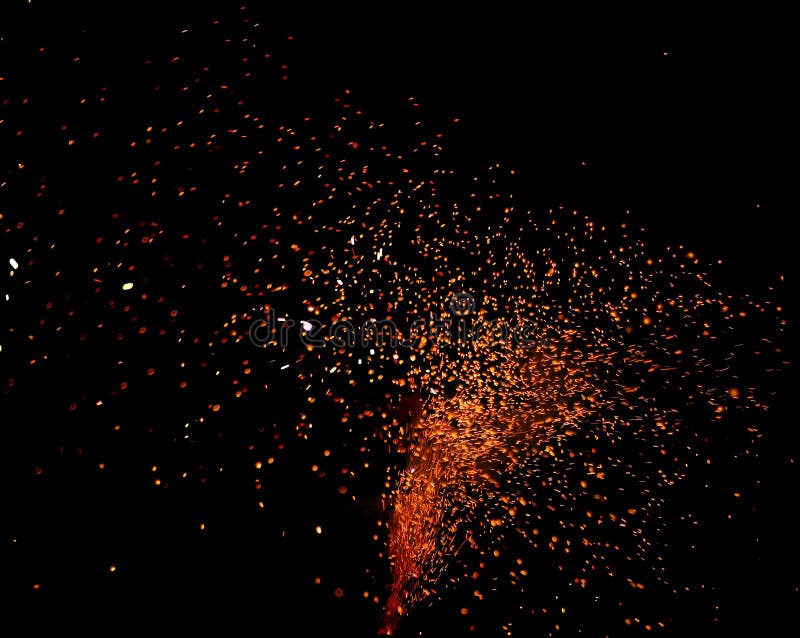 Beautiful Diwali Glowing Firecracker, Fire of Cracker Explosion on ...