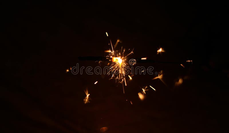 Beautiful Diwali Glowing Firecracker, Fire of Cracker Explosion on ...