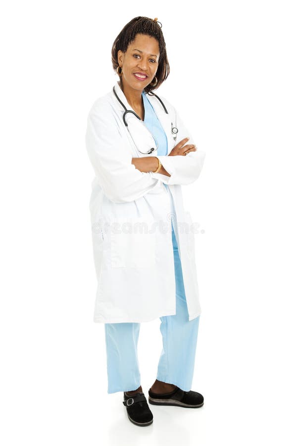 Beautiful Doctor - Full View Stock Image - Image of people, physician ...