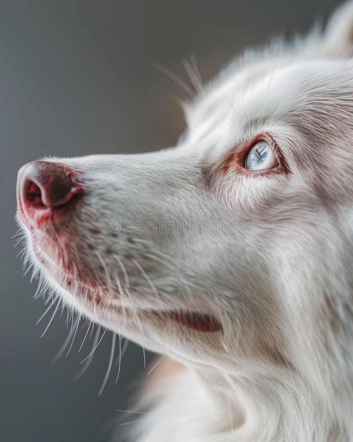Beautiful Dog Portrait Closeup. Ai Generative Stock Photo - Image of ...