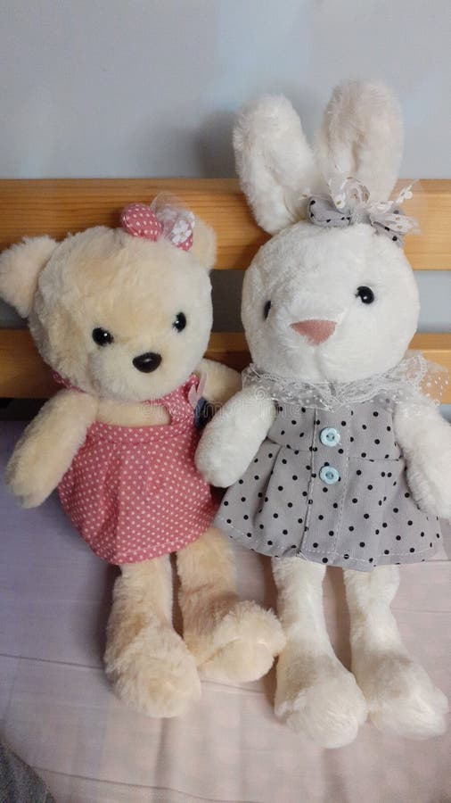 Beautiful Dolls, Cute Dolls, Stuffed Rabbits and Teddy Bears Stock ...