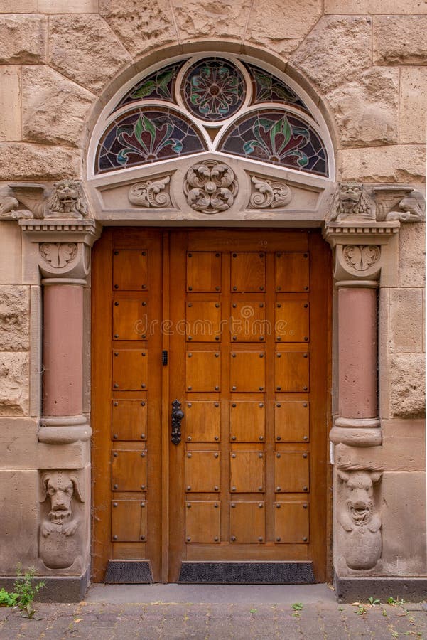 Beautiful Door in Zelle Germany Stock Photo - Image of temple, iron ...