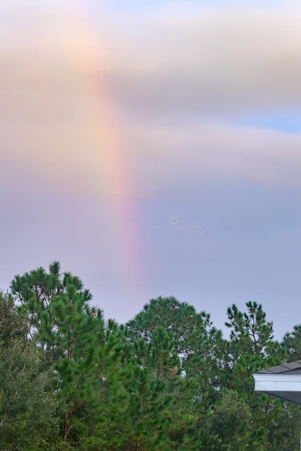 Beautiful Double Rainbow stock photo. Image of double - 94932758