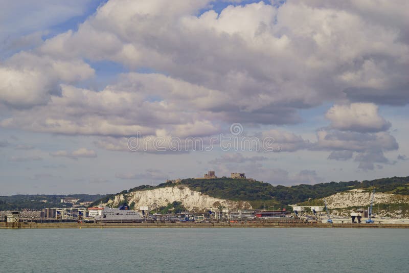 The beautiful Dover Port stock photo. Image of harbor - 76651786