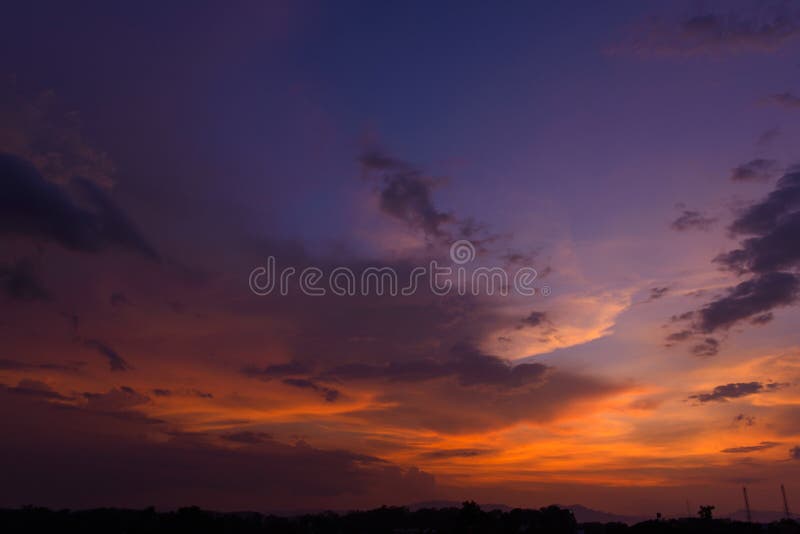 Beautiful Dramatic Natural Sunset Twilight Sky at Dusk,abstract Stock ...