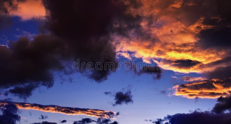 Beautiful dramatic sky stock image. Image of rain, phenomenon - 70236493