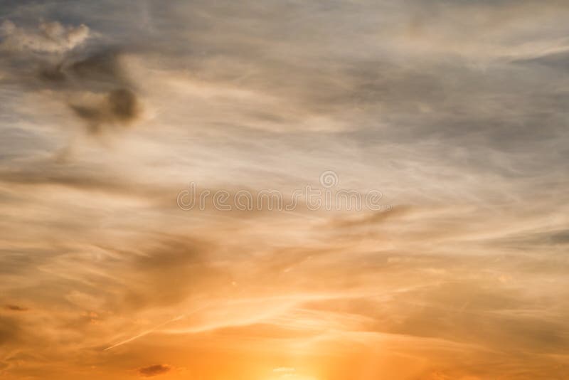 Beautiful dramatic sunset stock photo. Image of cloud - 95862204