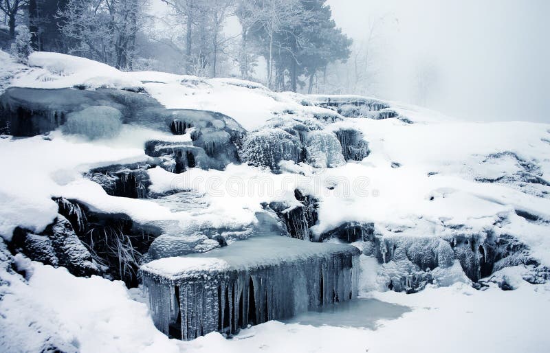 Beautiful and Dream Like Winter Picture Stock Image - Image of cold ...