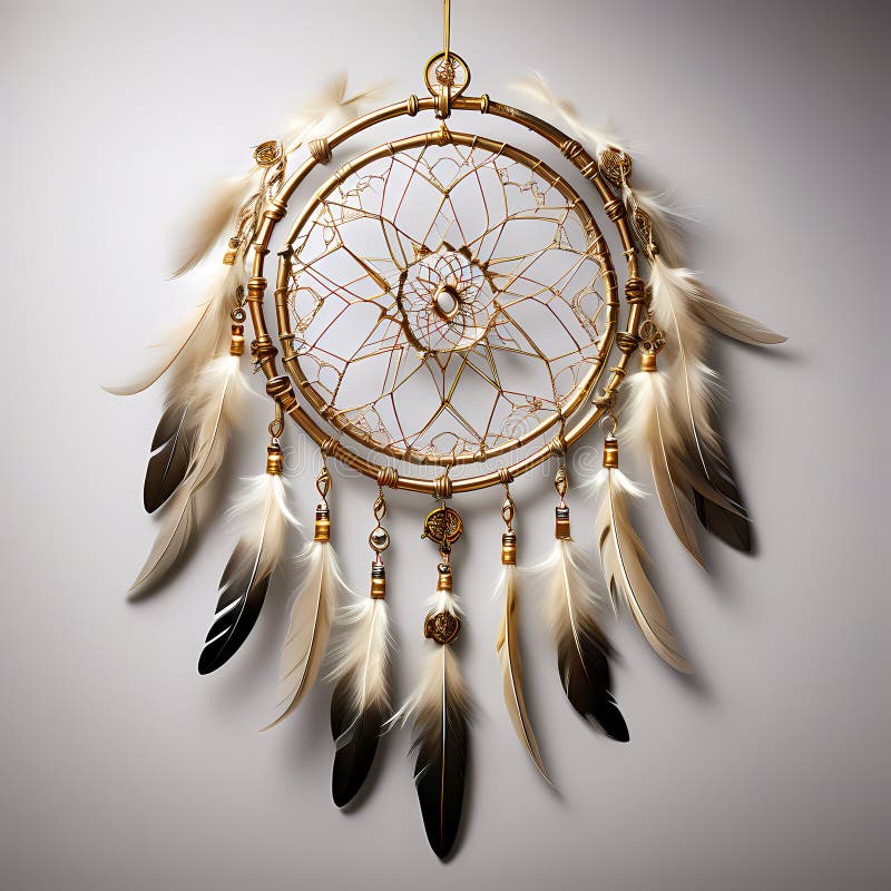 Beautiful Dreamcatcher in Abstract Background, Illustration Wallpaper ...