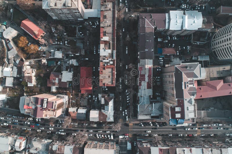 Beautiful Drone Shot of City Stock Photo - Image of destination ...