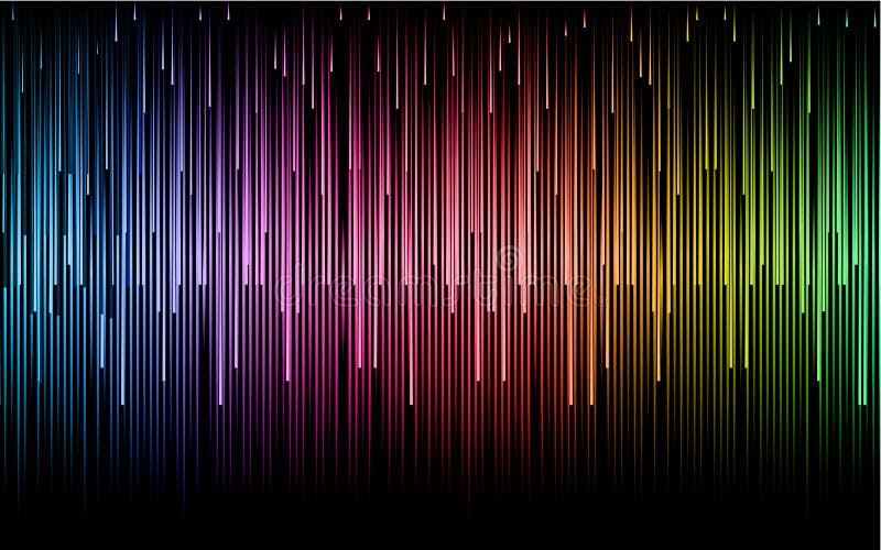 Beautiful Drop Line with Rainbow Color Background Stock Vector ...