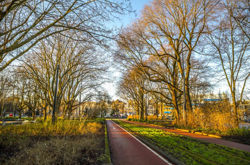 Beautiful Dutch City Park Elements Close-up Editorial Photography ...
