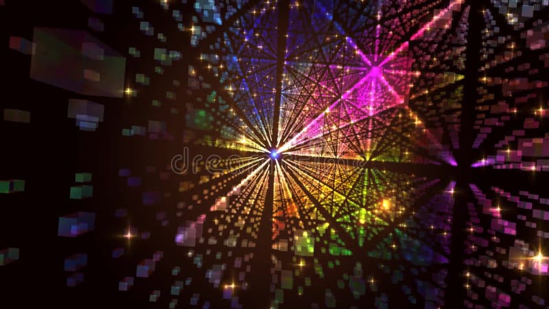 Dynamic Colorful 3D Illustration Background for Project Stock Footage ...