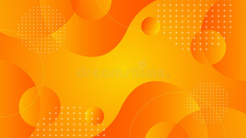 Beautiful Dynamic Orange Gradient Background, Abstract Creative Wavy ...