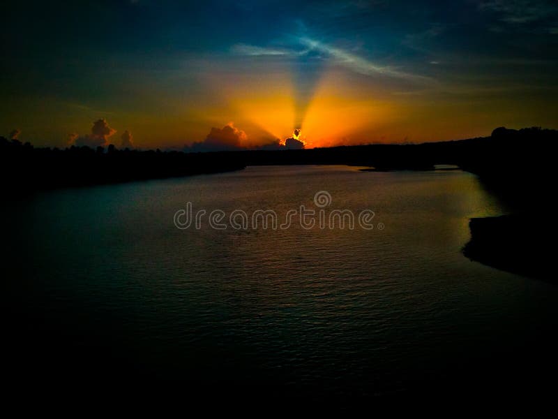 Beautiful dynamic sky stock photo. Image of sunset, beautiful - 127491192