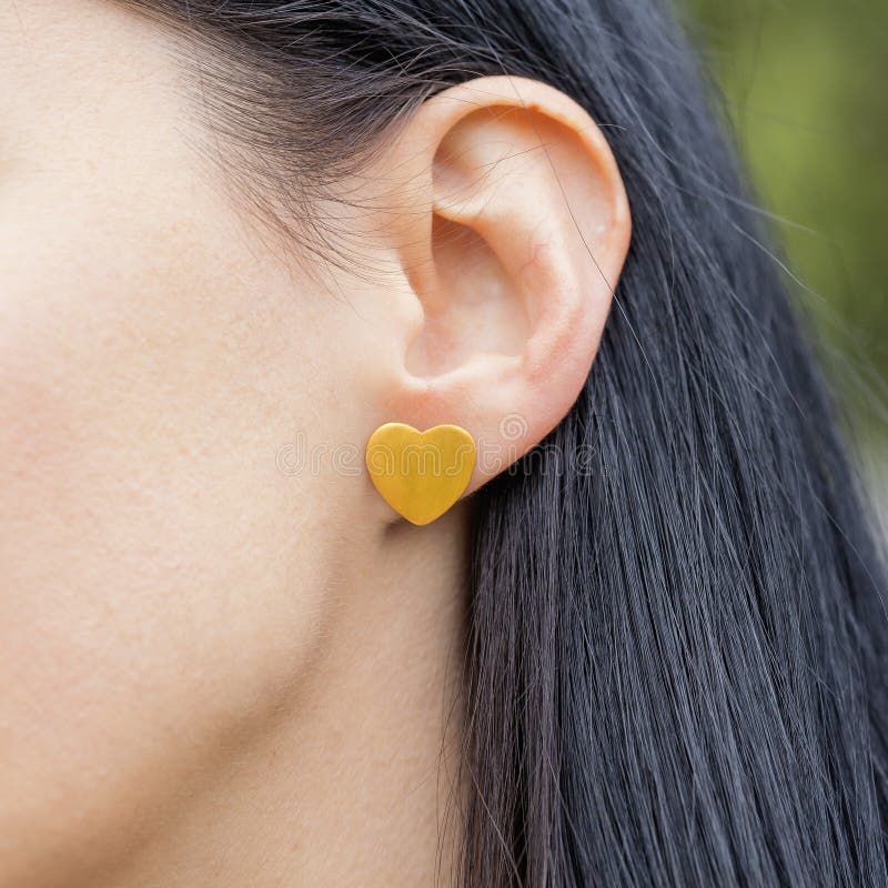 Beautiful earring stock photo. Image of valentine, diamond - 63153638